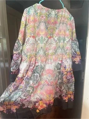 NATURAL LIFE | Dresses | Natural Life Multicolor Floral Paisley Tunic ...